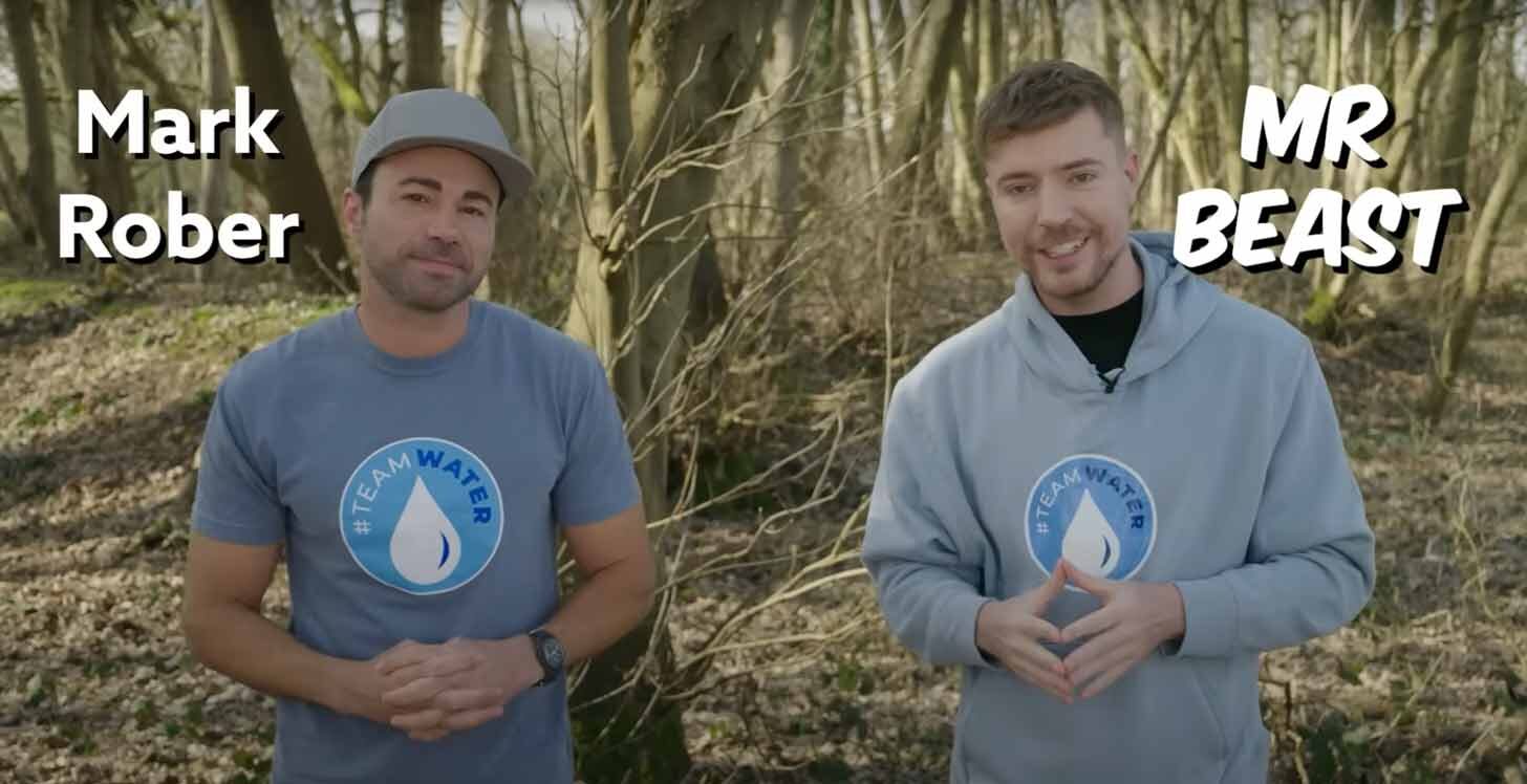 Estrelas do YouTube MrBeast e Mark Rober juntam-se à WaterAid para ...
