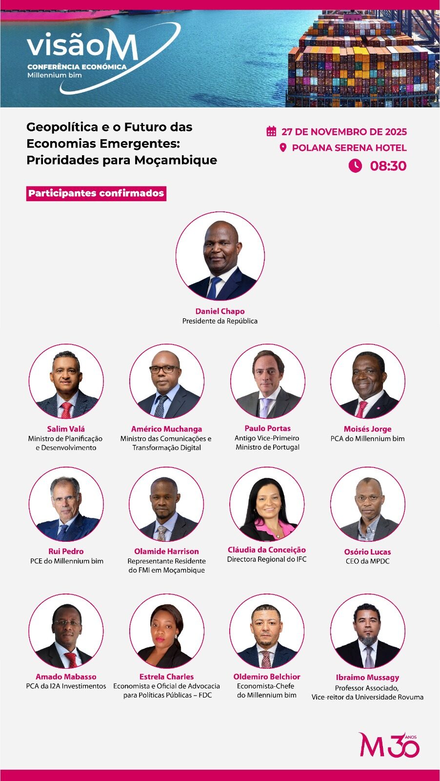 Millennium bim celebra 30 anos com conferência que debate o futuro da ...